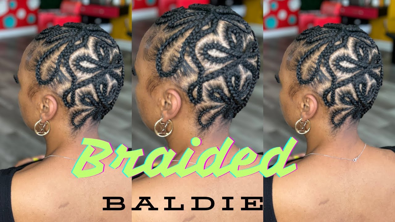 🌸Baldie Braids🌸Tutorial Parting Technique - YouTube