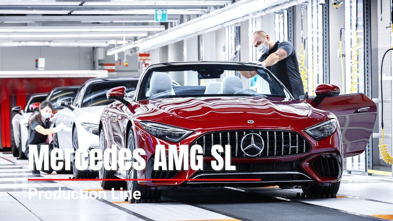 Mercedes AMG SL Production Line - Inside AMG Werk in Bremen | How ...