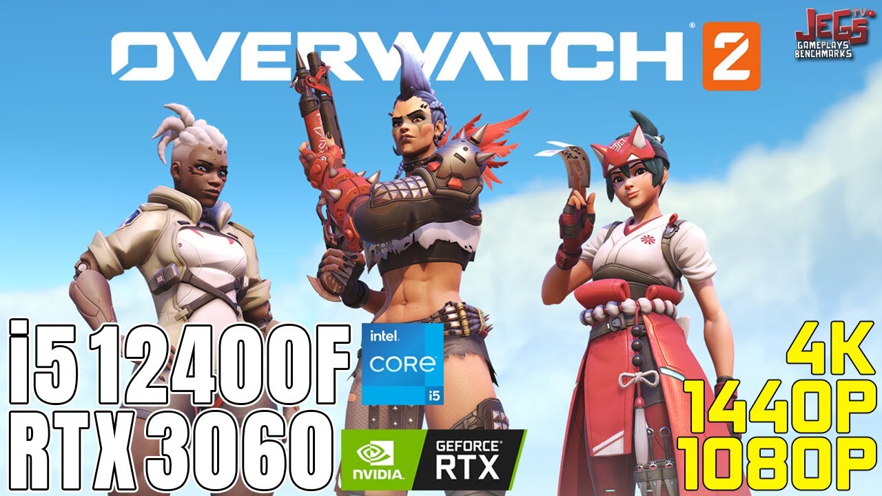 Overwatch 2 | i5 12400F + RTX 3060 | 1080p, 1440p, 4K benchmarks! - YouTube