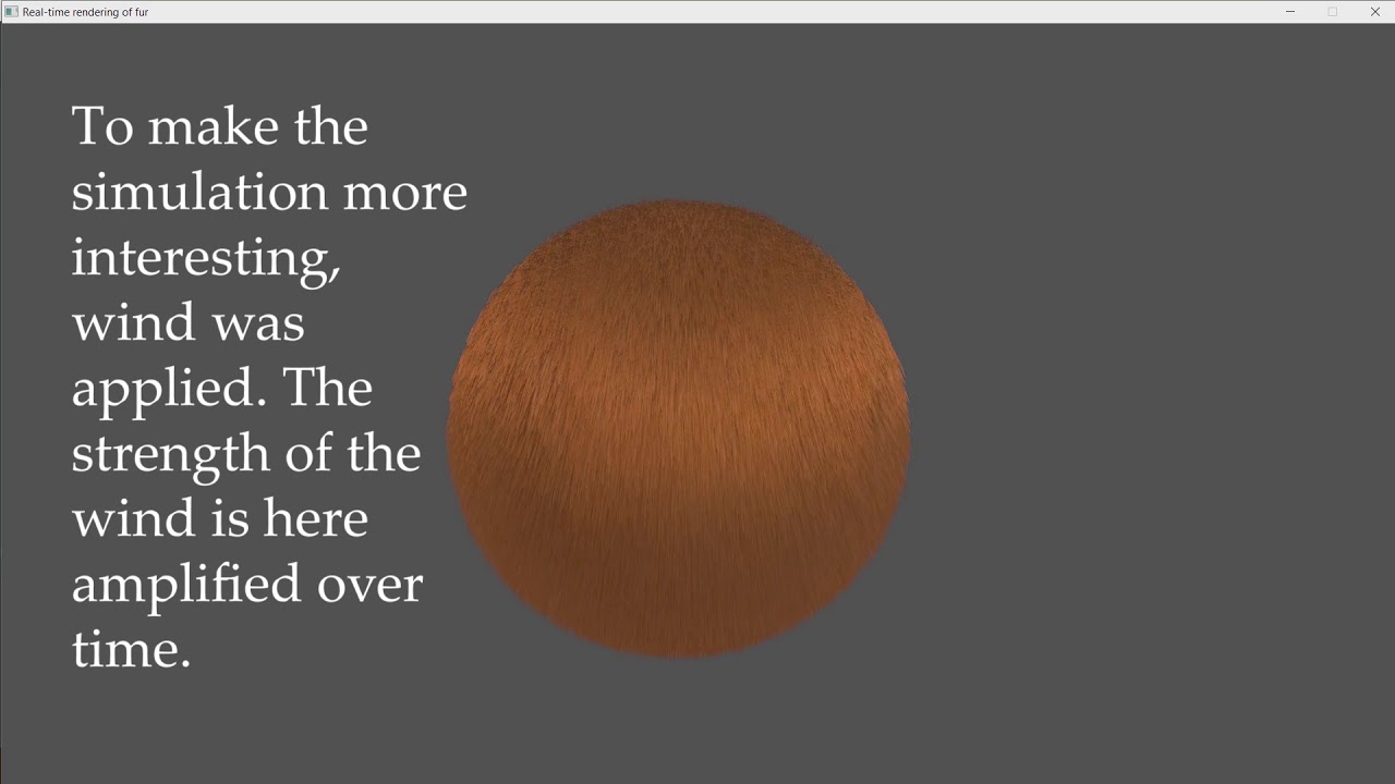 Real-Time Rendering and Simulation of Fur - YouTube
