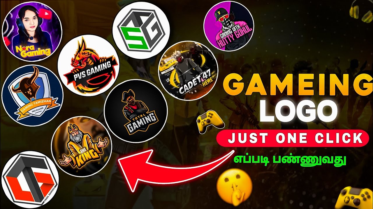 Gaming Logo in tamil | How To Make Gaming Logo | Gaming Logo Editing ...