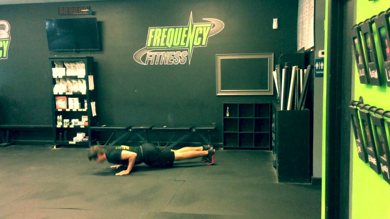 Push Up with Cross Body Reach - YouTube