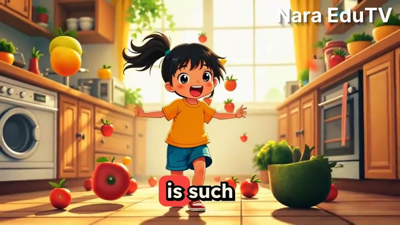 Healthy Food Song 🍎 Clap, Stomp & Sing for Kids | Nara EduTV - YouTube