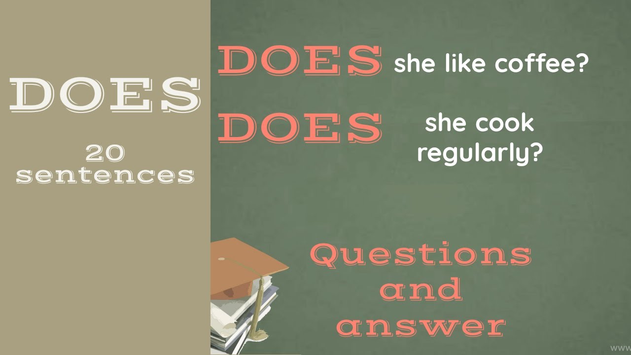 What is DOES? || Learn English everyday || DOES in sentence ...