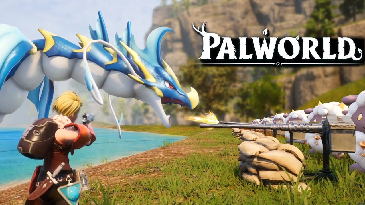 Jormuntide & Anubis VS LAMBALL MOUNTED MACHINES GUNS in Palworld - YouTube