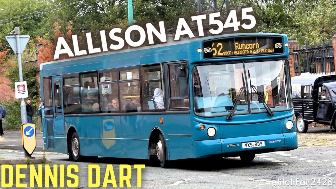 Iconic Allison AT545 Gearbox Sound! Dennis Dart ALX200, VX51RBY - YouTube