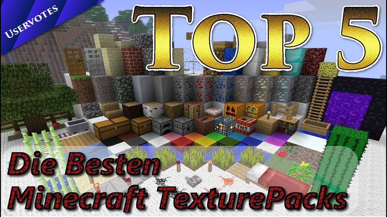 Top 5 - "Eure Wahl" der Besten Minecraft TexturePacks/ ResourcePacks ...