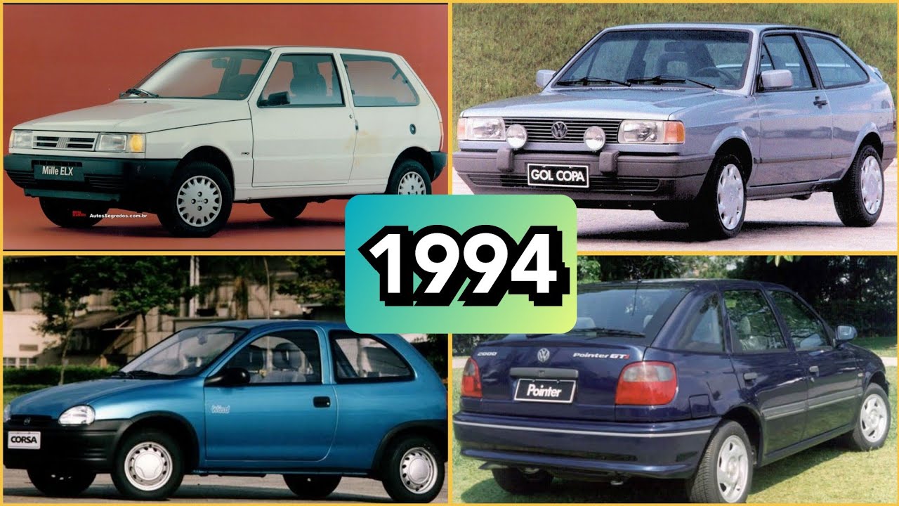DE VOLTA À 1994! | OS CARROS MAIS VENDIDOS DO ANO! - YouTube