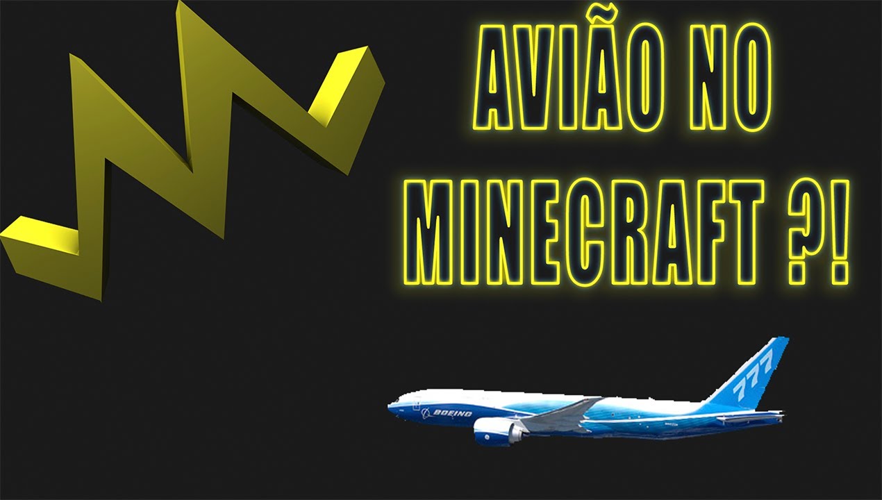 Minecraft Mods : Avião No Minecraft ?! - YouTube