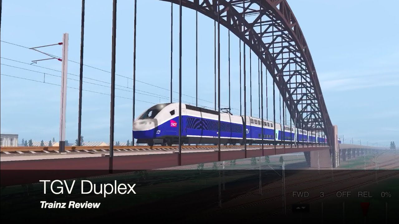 TGV Duplex Trainz 3 Review - YouTube