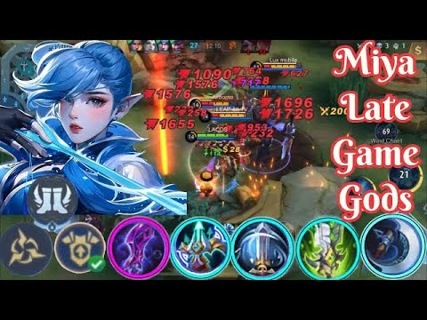 Try This Best Miya Critical Emblem & Built 2023 #mlbbcreatorcamp #mlbb ...