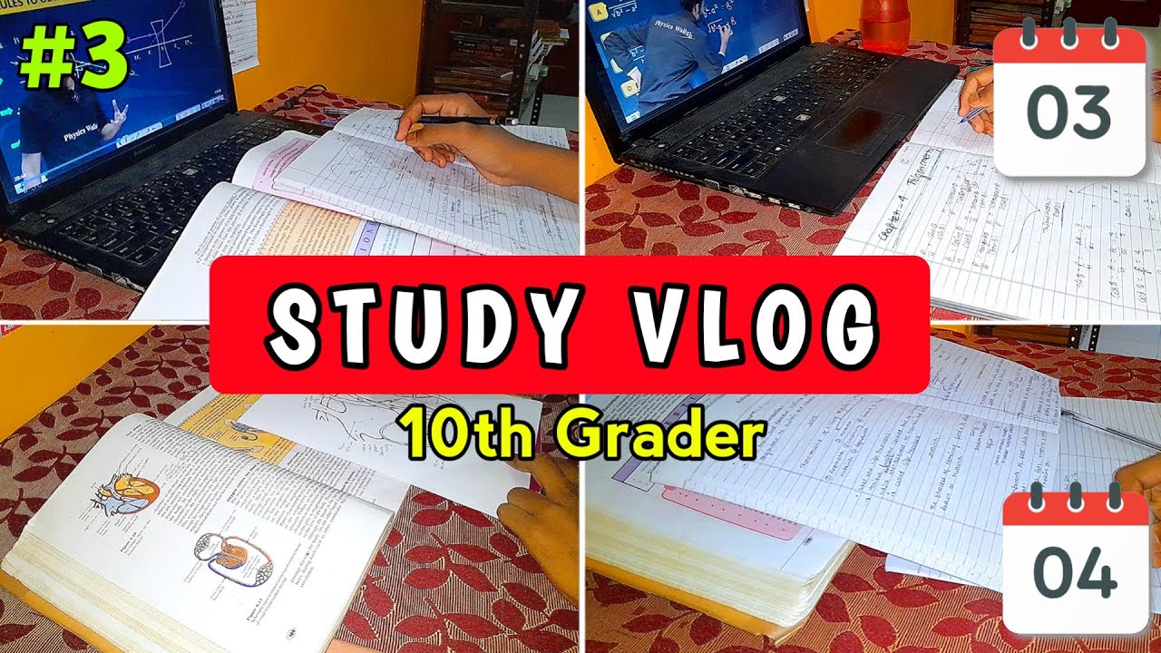 Random Study Vlog | class 10th study vlog | cbse class 10th | Udaan 2024 - YouTube
