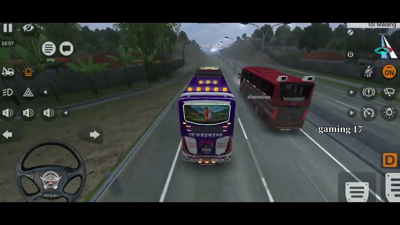 bus indonesia mod apk 🥵🔥#bussimulatorultimate #gameplay - YouTube