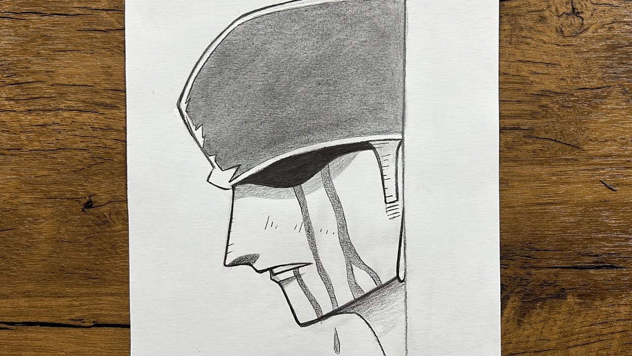 Easy to sketch | How to draw zoro from one piece step-by-step - YouTube