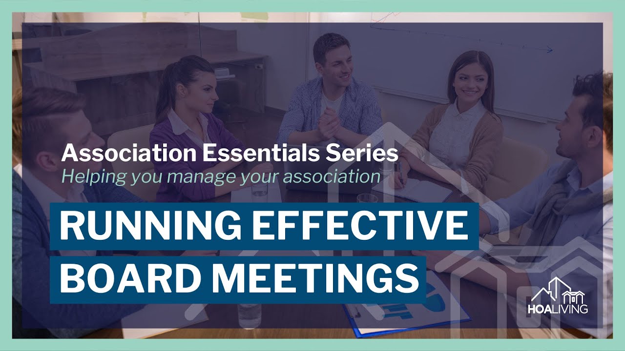 Training Courses for HOA Board Members - HOALiving