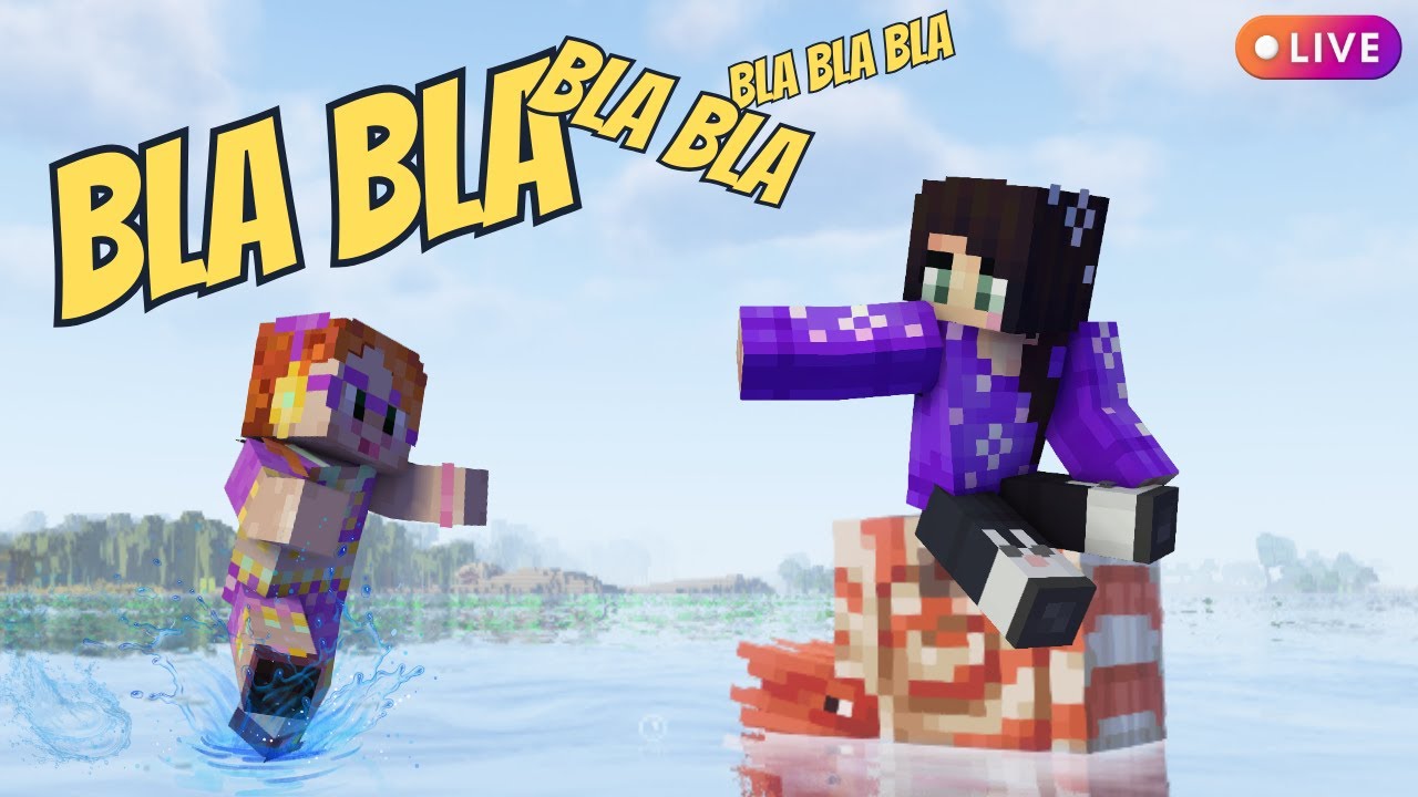 Mounts of Mayhem! Minecraft Walking and Talking with Dippy | Live ...
