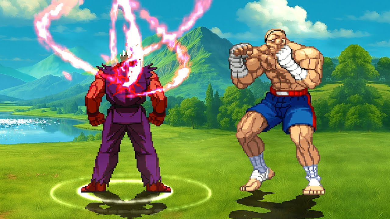 Shin Akuma Vs. Sagat Rehyped - Unfettered - YouTube