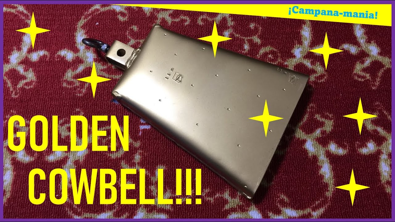 GOLDEN COWBELL !!! DCA W11 Timbal bell - YouTube