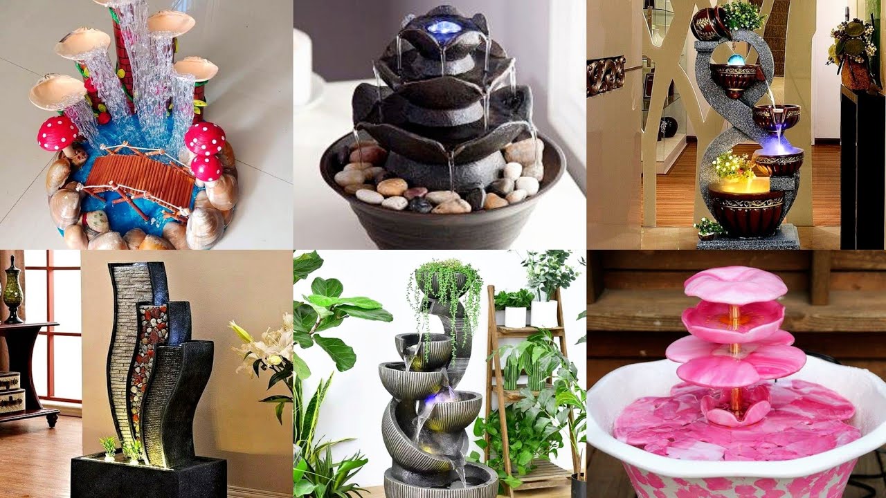 Table Fountain waterfall/ Waterfall Pots/ Waterfall With Small Pots ...