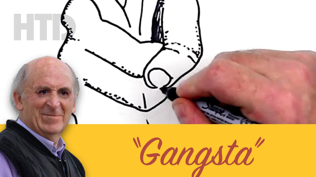How to Draw a Gangsta - YouTube