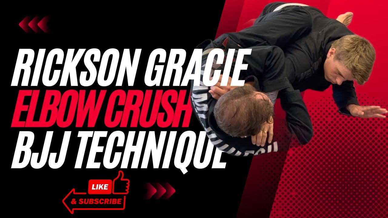 Rickson Gracie Inspired Elbow Crush From Closed Guard - YouTube