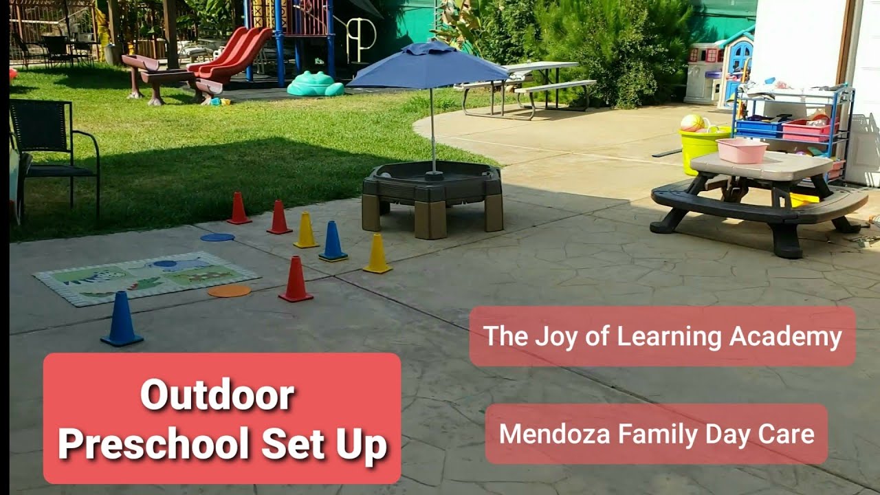 Home Daycare Tour Outdoor Preschool & Daycare Set up 2020 in a Home Day ...