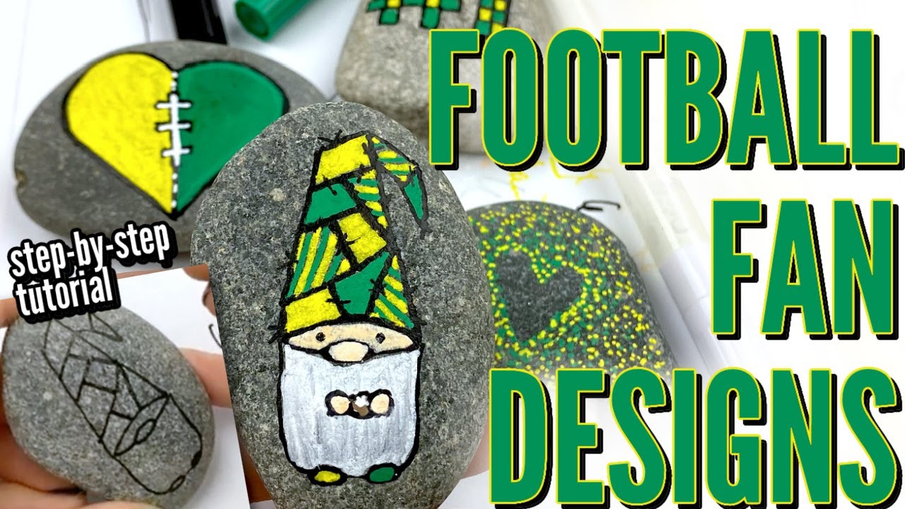 Paint Marker Football Fan Designs | Favorite Football Team Craft - YouTube