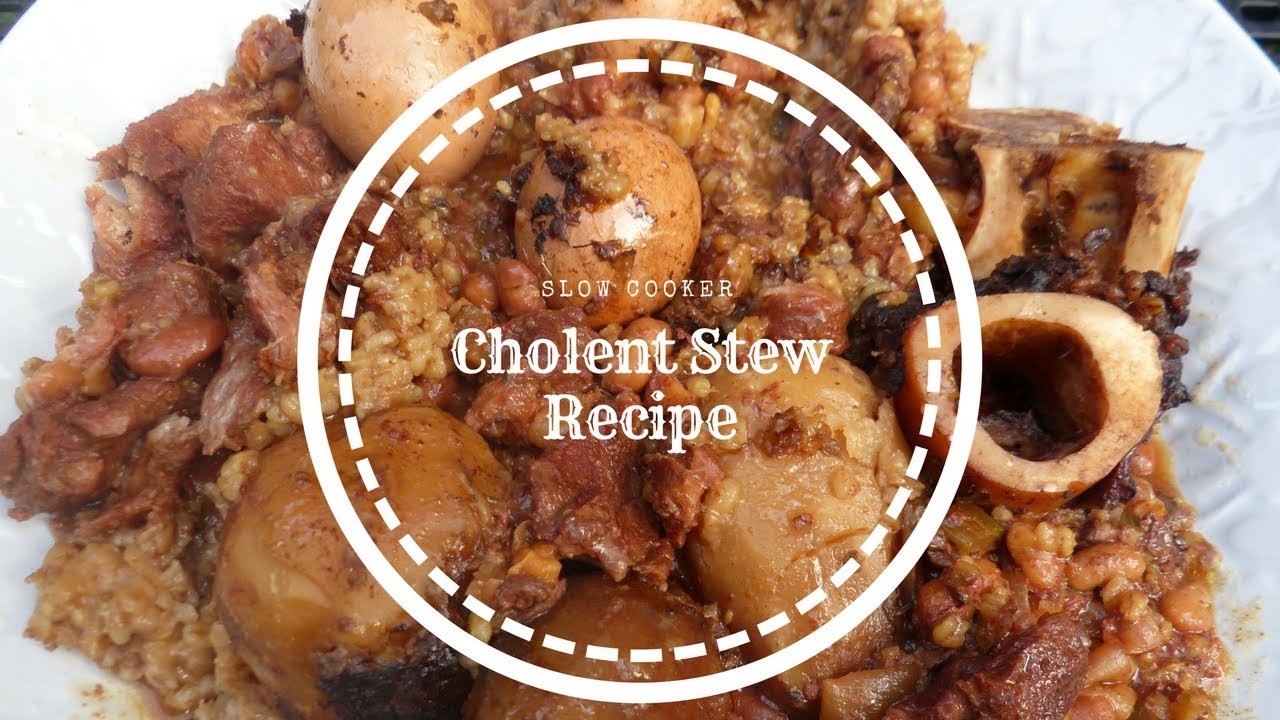 Slow Cooker Cholent Stew Recipe | By Victoria - YouTube