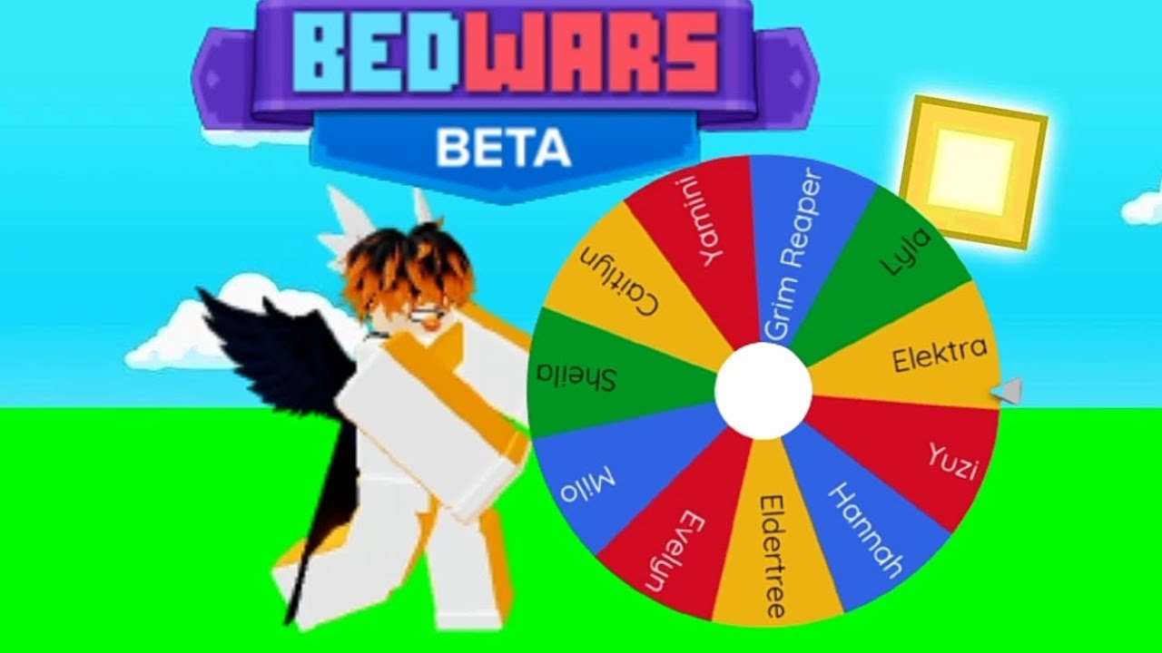 I Spinned A Random Wheel Of Kits In Roblox Bedwars - YouTube