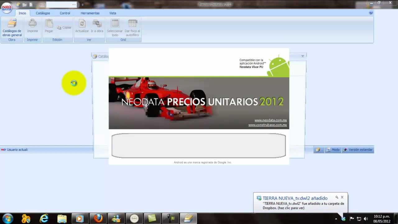 Neodata 2012 insertar logo de empresa y pasarlo a Pdf - YouTube