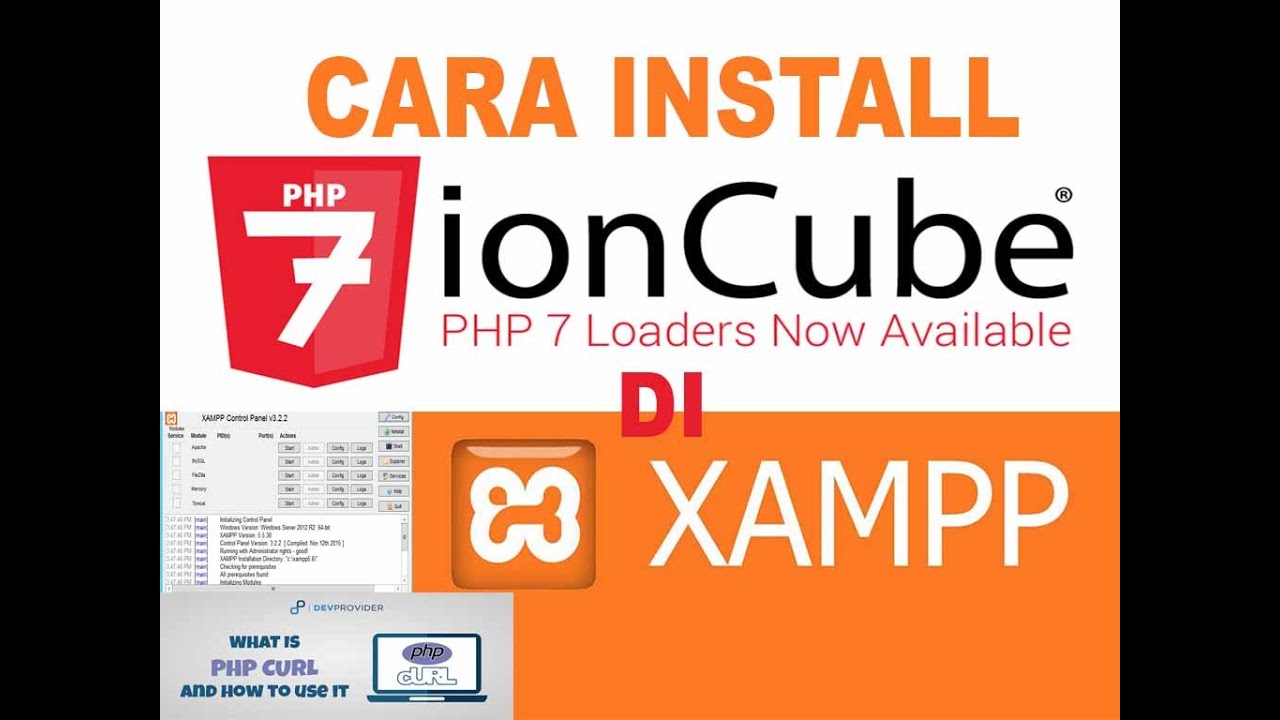 Full Cara install Ioncube dan aktifkan cURL di Xampp, wampp dan Laragon - YouTube