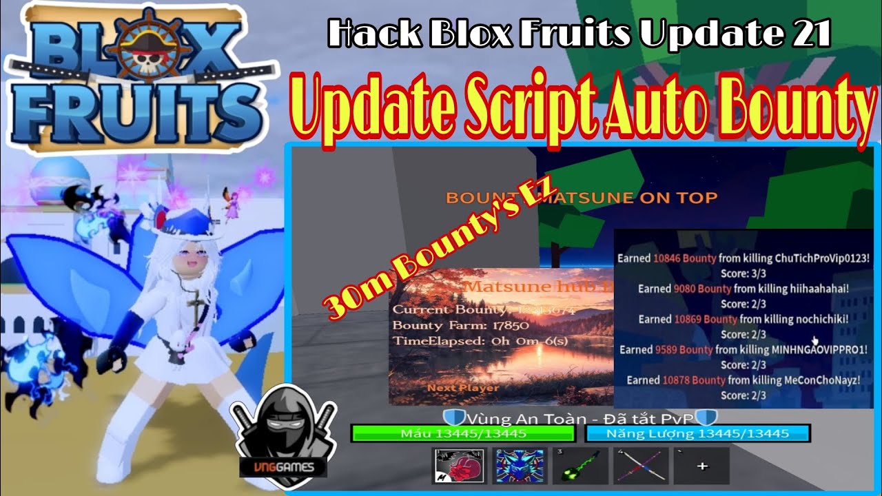 Hướng Dẫn Hack Blox Fruits Update Script Auto Farm Bounty Mới Nhất No ...