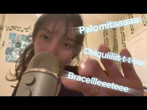 ASMR Clicky SPANISH Trigger Words + Hand Motions