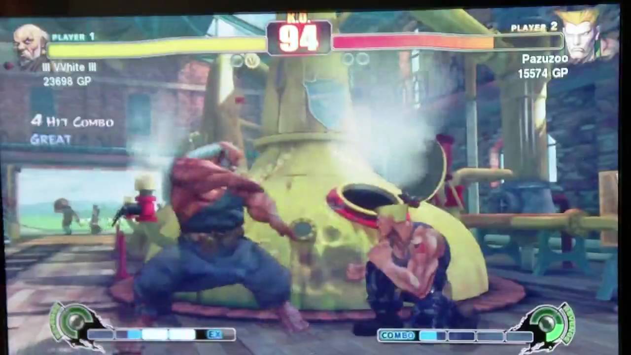 SF4 Xbox G1 Battles - VVhite(Gouken) vs. Pazuzoo(Guile) - YouTube