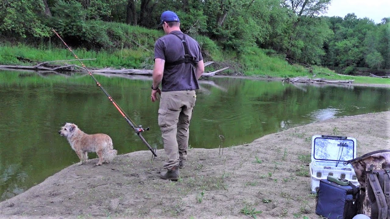 LOW WATER Fishing for BIG FISH!! (Sandbar Fishing) - YouTube