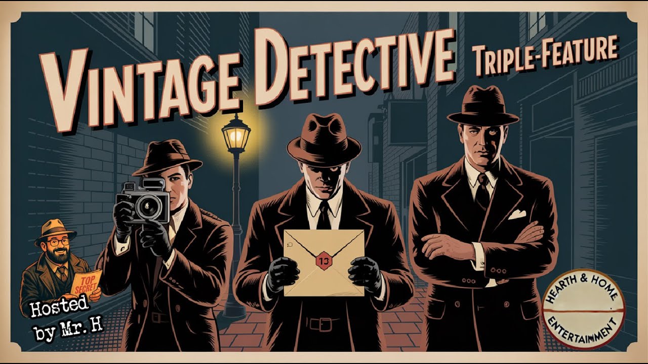 Vintage Detective Triple-Feature: Flash-Gun Casey, Box 13 & Nero Wolfe ...