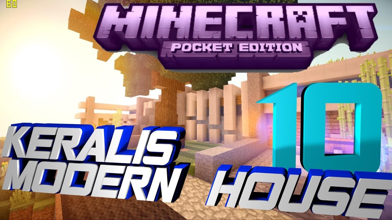 Minecraft PE Keralis Modern House 10 ! [DOWNLOAD] - YouTube
