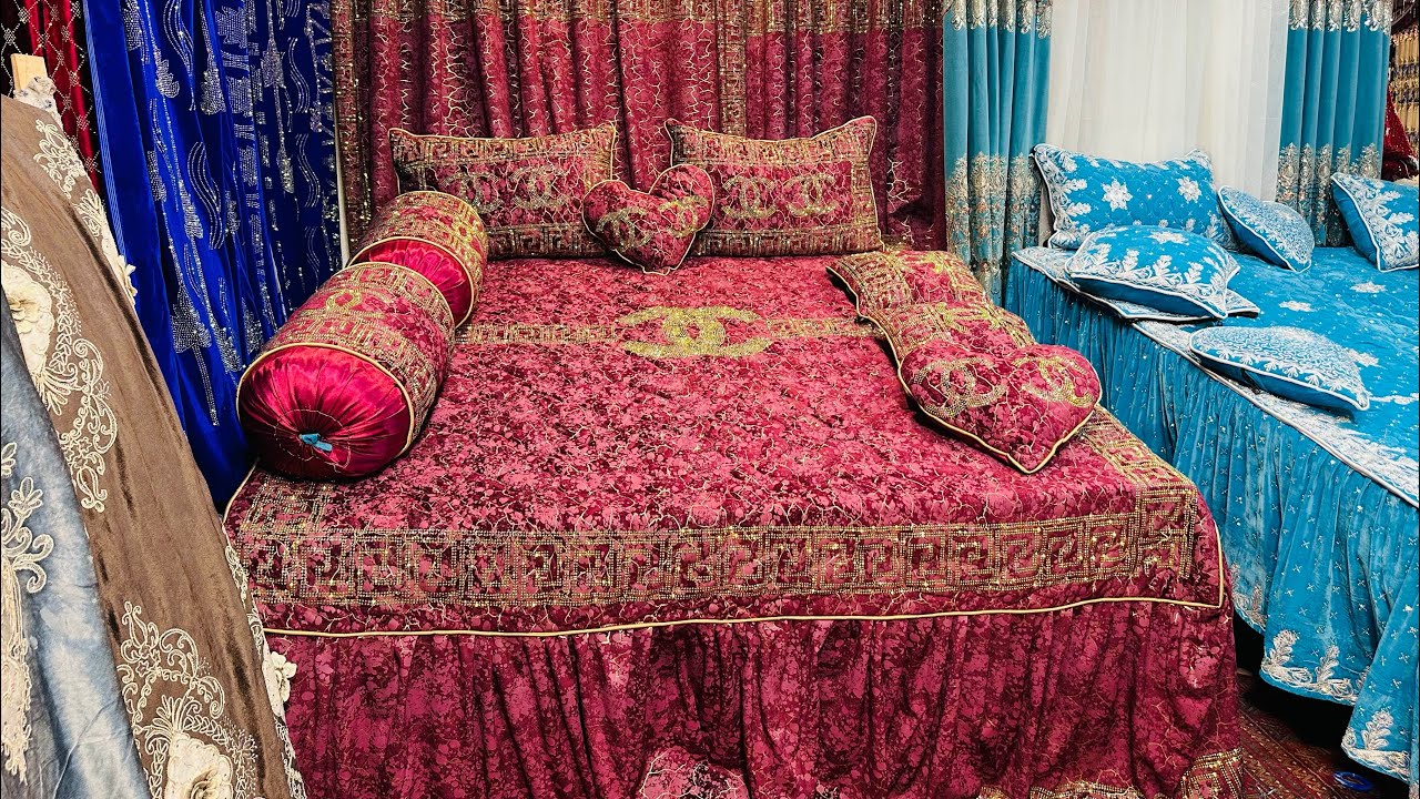 Best Afghan bed sheet original dimond Jan’ı work - YouTube