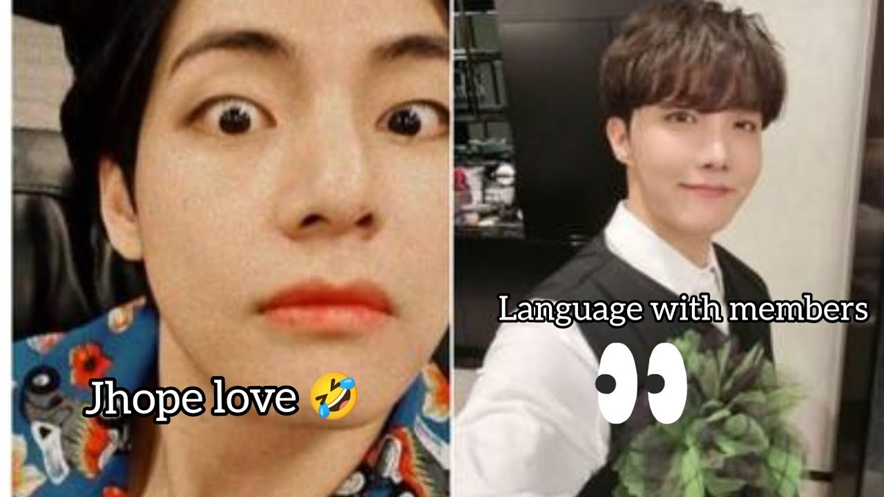Hobi .. 😂....! laughing 😂🤣😅..!!! Language... with members.. 🤣 - YouTube