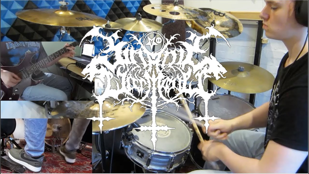 Satanic Warmaster - Wolves of Blood and Iron (guitar and drum cover ...
