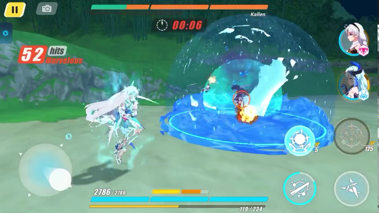 Boss Kallen lvl 27 -honkai impact 3 - YouTube