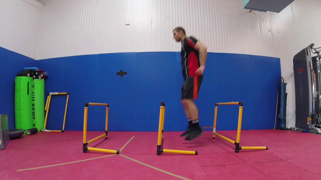 Continuous Hurdle Jumps Double Contact - YouTube