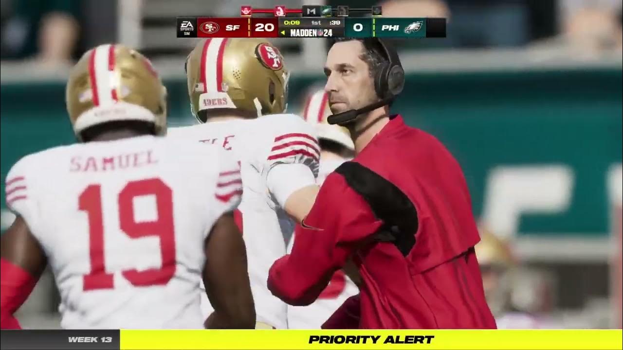 San Francisco 49ers vs. Philadelphia Eagles | 2023 Week 13 | Madden 24 Franchise (NFC FMC ...