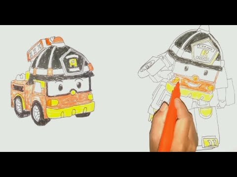 Great Artists in Robot City with Robocar Poli || Draw, Paint, and Learn ...