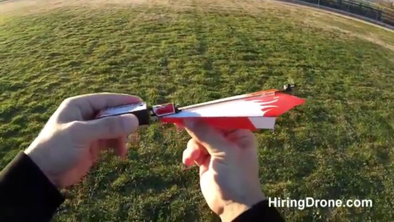 Power Up Paper Airplane Test 2 - YouTube