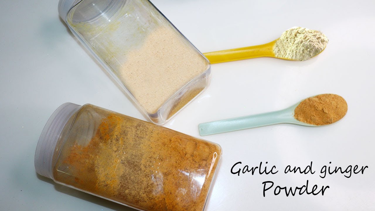How To Make Ginger And Garlic Powder - YouTube