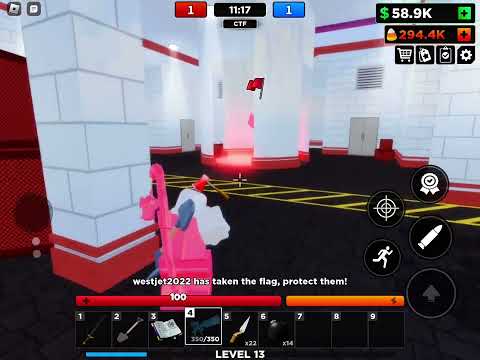 Roblox Flag Wars - Minigun Gameplay 2022 Halloween Update! - YouTube