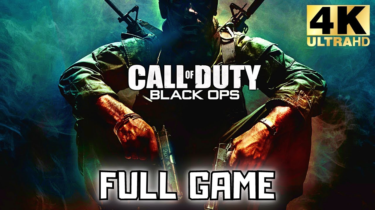 CALL OF DUTY BLACK OPS┃ FULL GAME - Gameplay 4K - YouTube