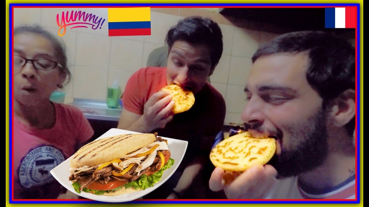 DÉGUSTATION FRANCO-COLOMBIENNE en ARGENTINE ! (Arepas Colombianas ...