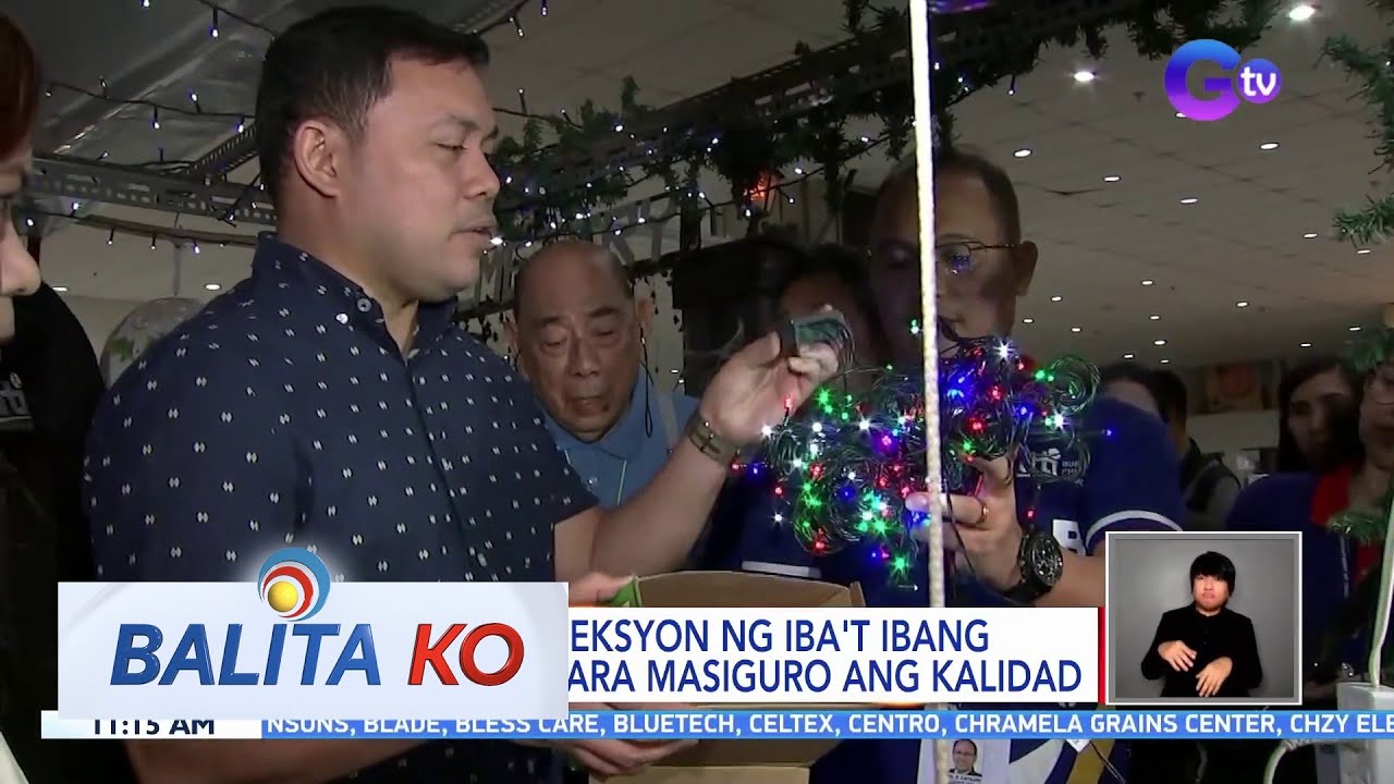 DTI, nag-inspeksyon ng iba't ibang kagamitan para masiguro ang kalidad ...